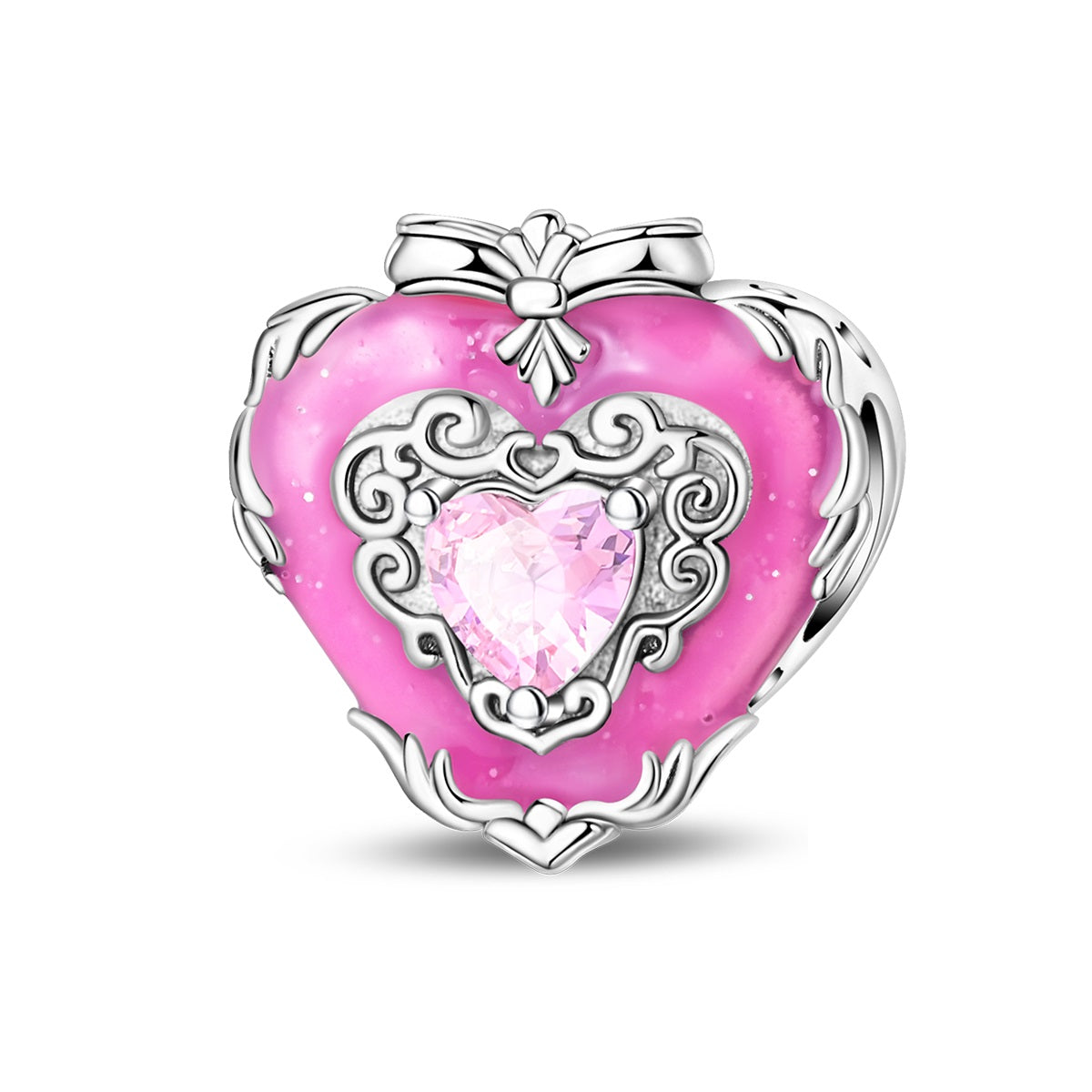 Charm Corazon Rosa – Charm Factory