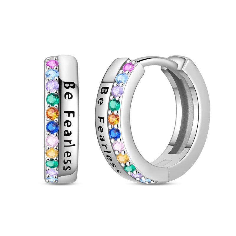 Aretes Be Fearless – Charm Factory