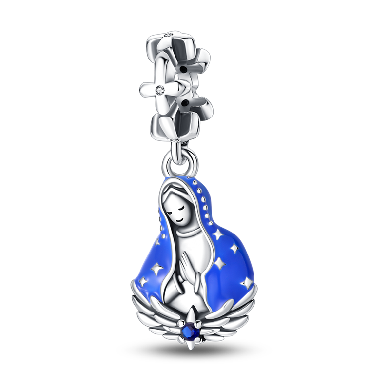 Charm Virgen Maria Azul – Charm Factory